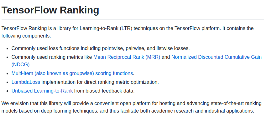 Google Research吐嘈tensorflow！TF-Ranking迎来大更新：兼容Keras更容易开发-轻识