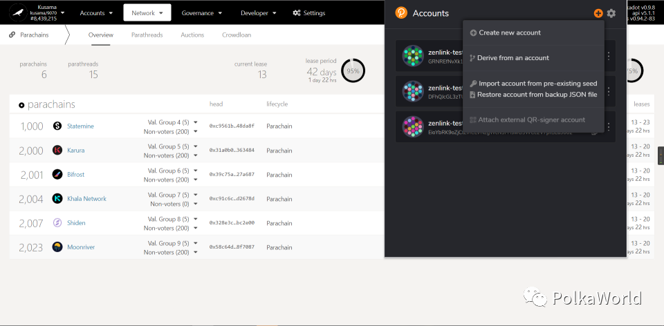 使用 Polkadot.js 插件创建和管理多个波卡生态链账户 | 波卡入门教程系列-轻识
